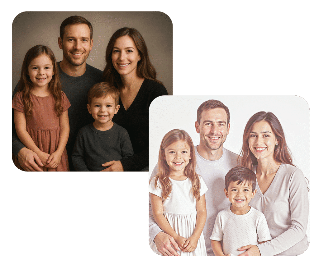 AI Family Portrait Generator | Free AI Family Pictures & Paintings