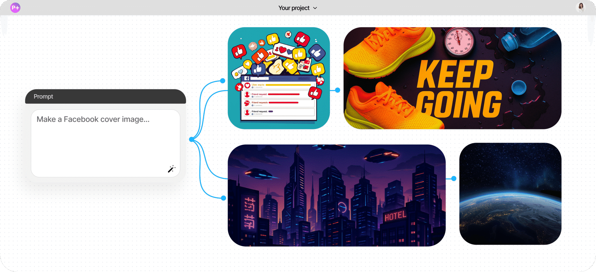 Facebook Cover Photo Maker with AI | Create FB Banners Free